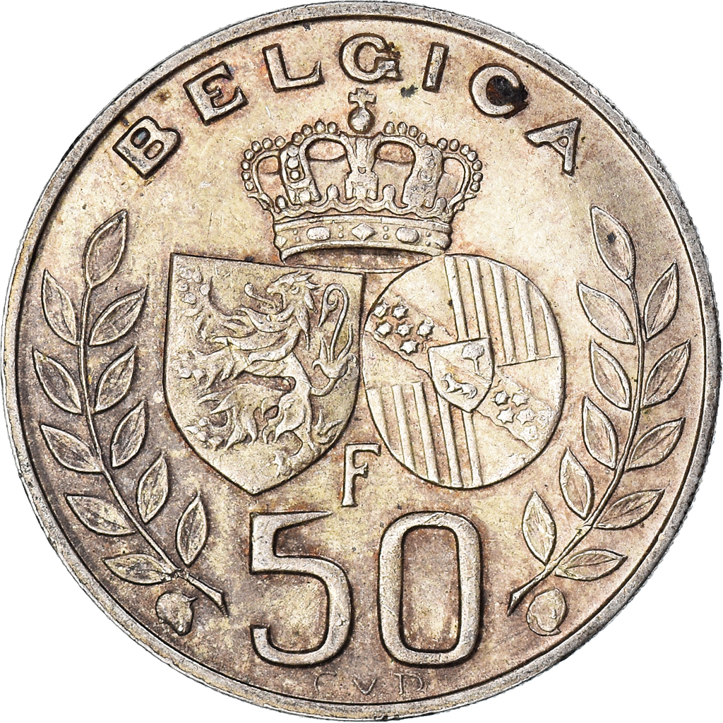Coin Belgium Baudouin I Francs Royal Belgium Mint