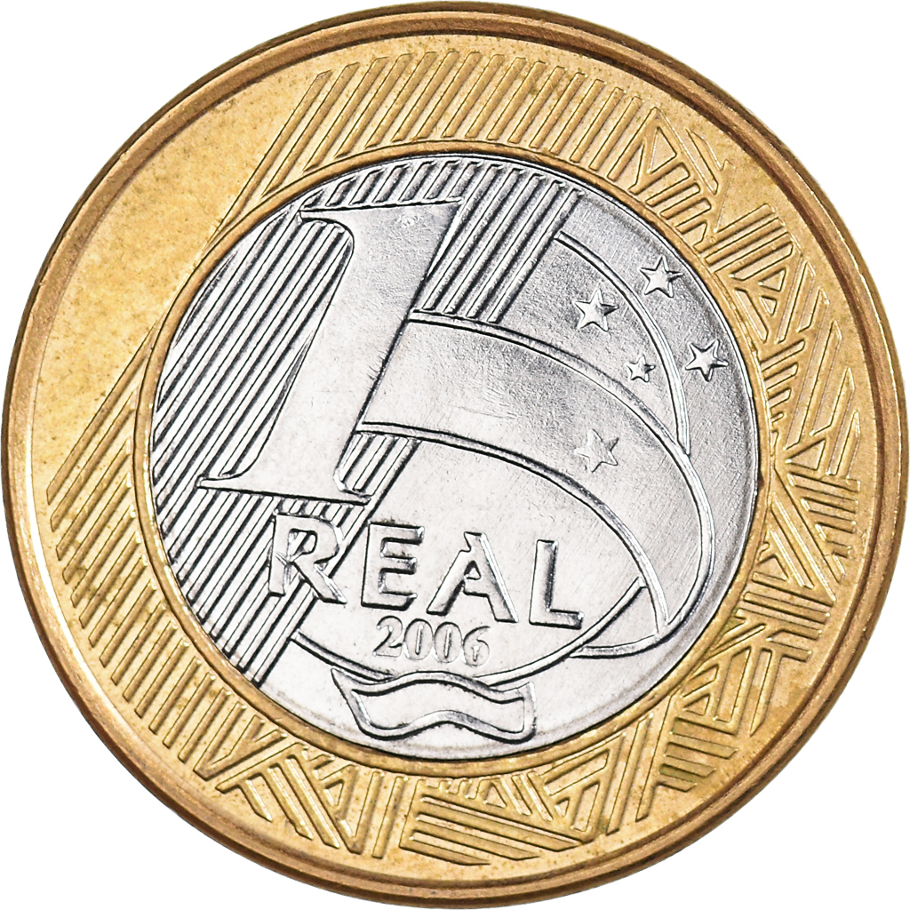 Coin Brazil Real 2006 South American Coins