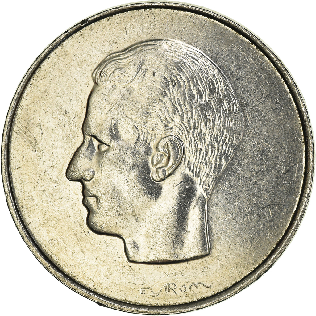 Coin Belgium Baudouin I Francs Frank Brussels