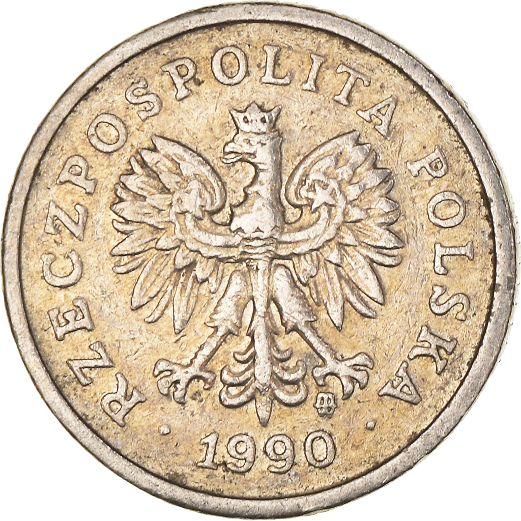 Coin, Poland, 10 Groszy, 1990 | European Coins