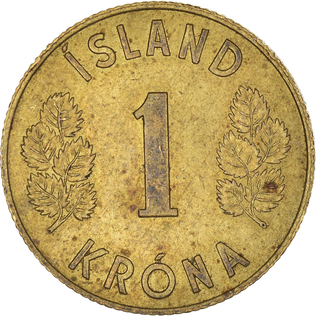 Coin, Iceland, Krona, 1957 | European Coins