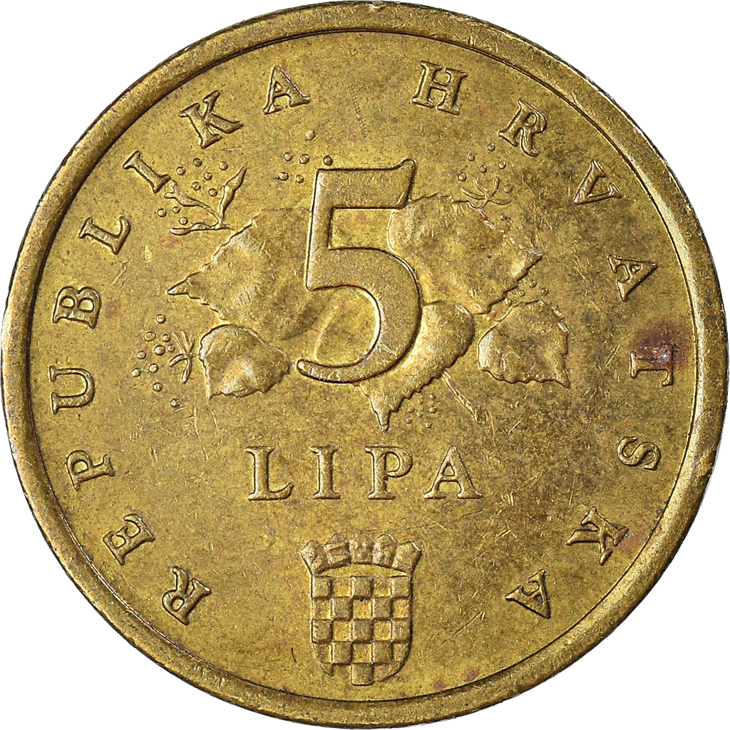 Coin, Croatia, 5 Lipa, 2004 | European Coins