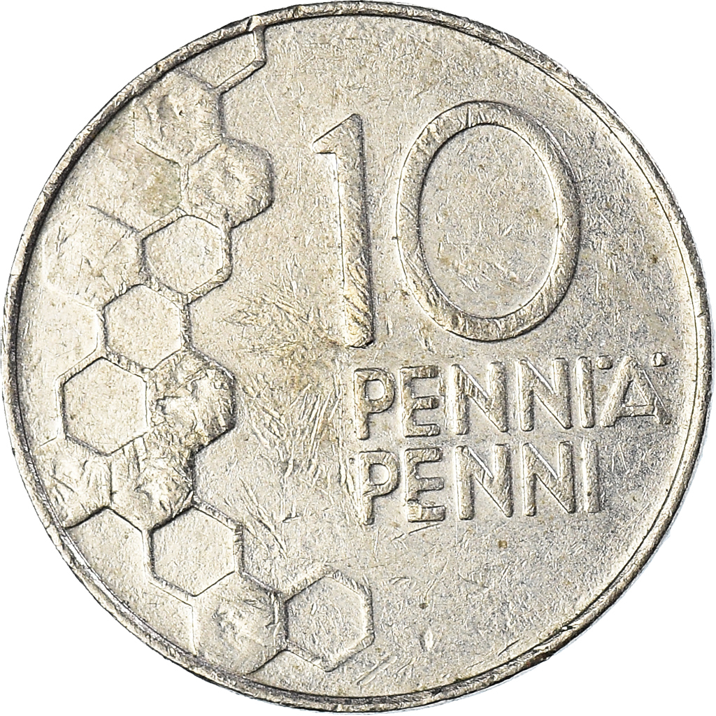 Coin, Finland, 10 Pennia, 1992 | European Coins