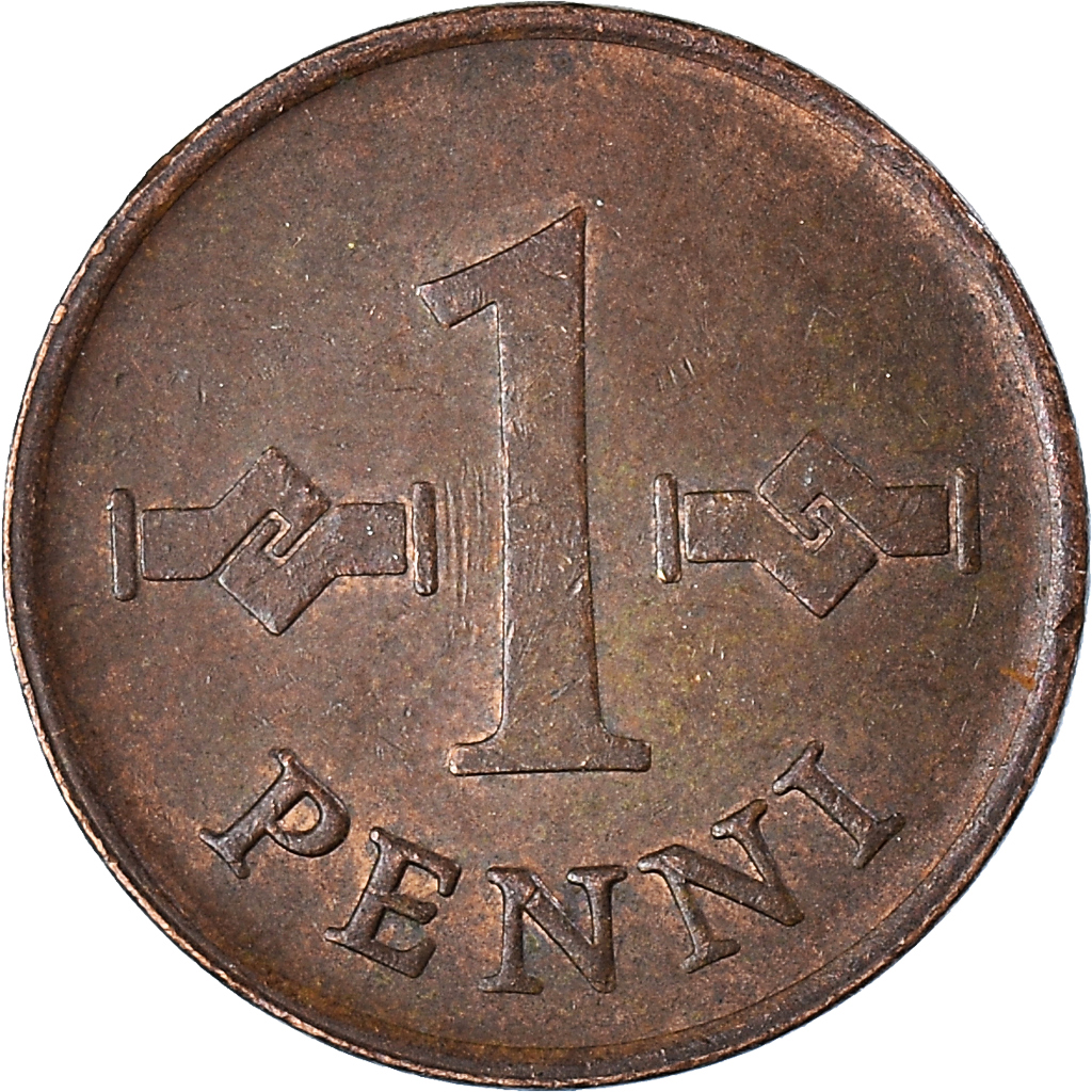 Coin, Finland, Penni, 1968 | European Coins