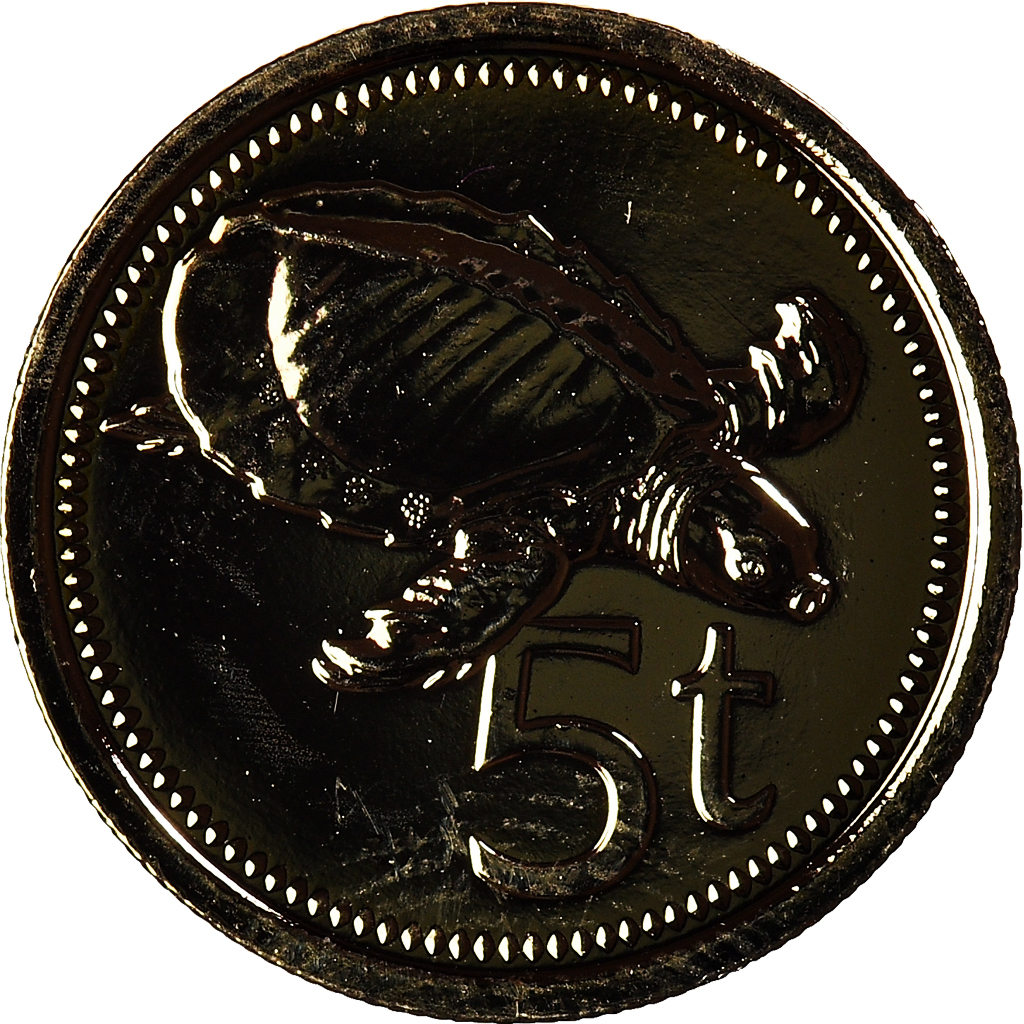 Coin, Papua New Guinea, 5 Toea, 1995 | Australian & Oceanian Coins