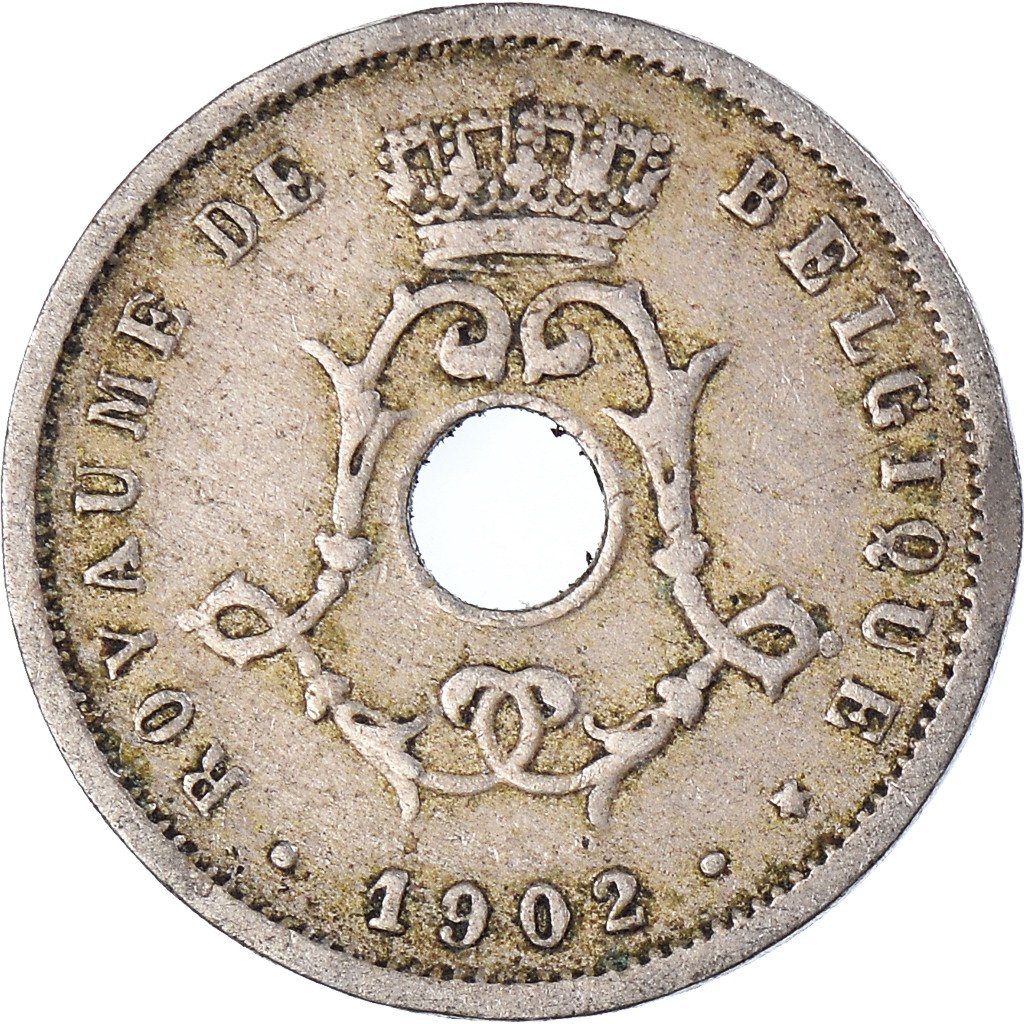 Coin, Belgium, 5 Centimes, 1902 | European Coins