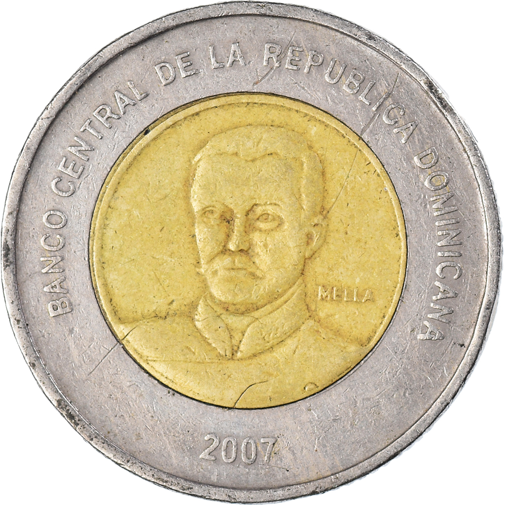 Coin, Dominican Republic, 10 Pesos, 2007 | North & Central American and ...