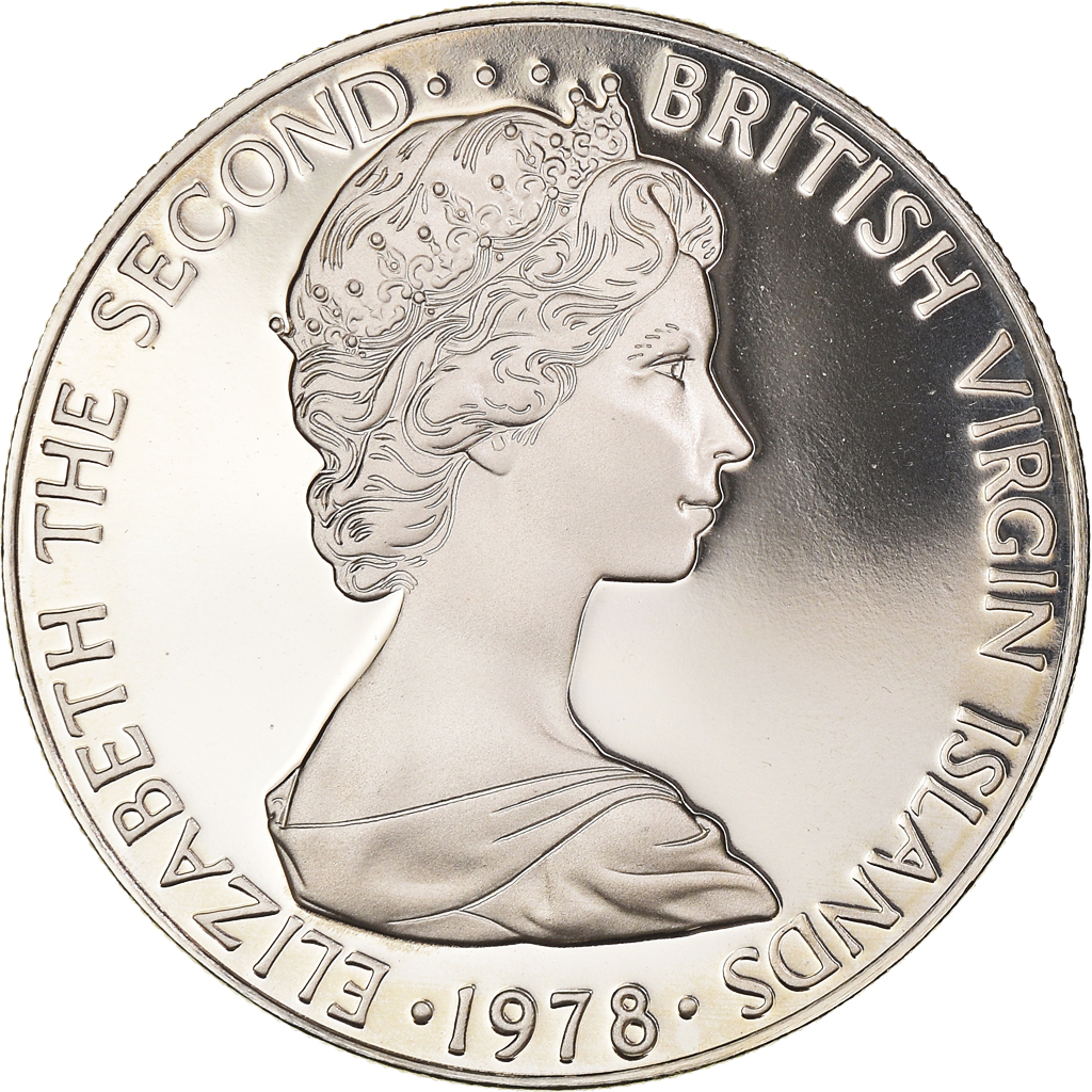 Coin, BRITISH VIRGIN ISLANDS, Elizabeth II, 25 Cents, 1978, Proof,