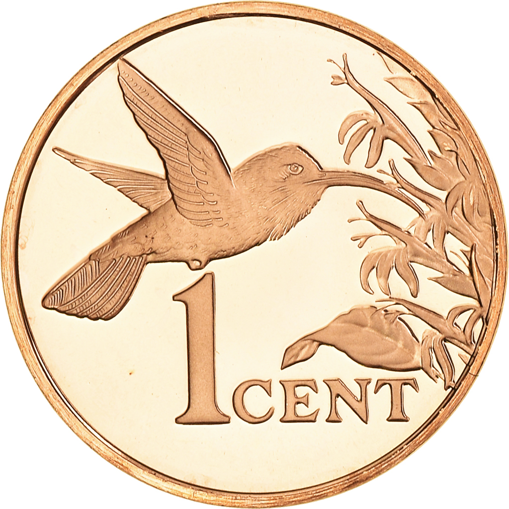 Coin, TRINIDAD & TOBAGO, Cent, 1978, Proof, , Bronze, KM:29 | North ...