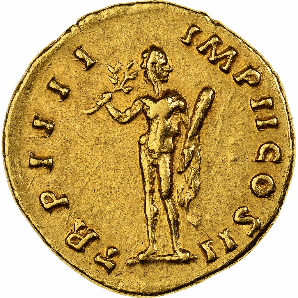 Lucius Verus, Aureus, 163-164, Rome, Gold, , RIC:517 | Roman Imperial Coins