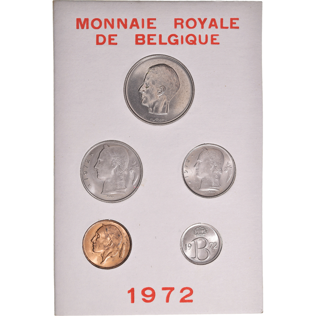 Coin, Belgium, Baudouin I, Set, 1972, BU - French legend, | European Coins