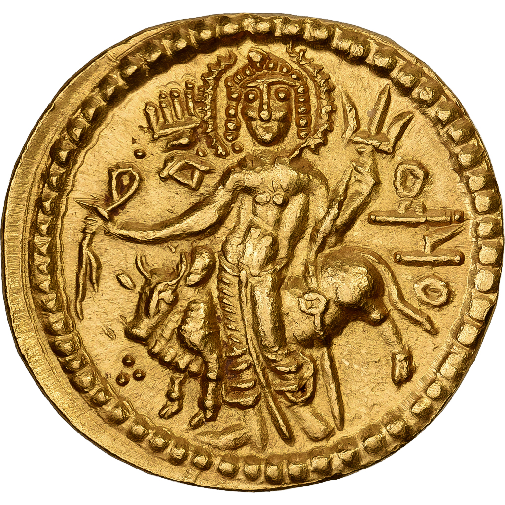 Coin, Kushan Empire, Vasudeva I, Dinar, 190-230, , Gold | Ancient ...