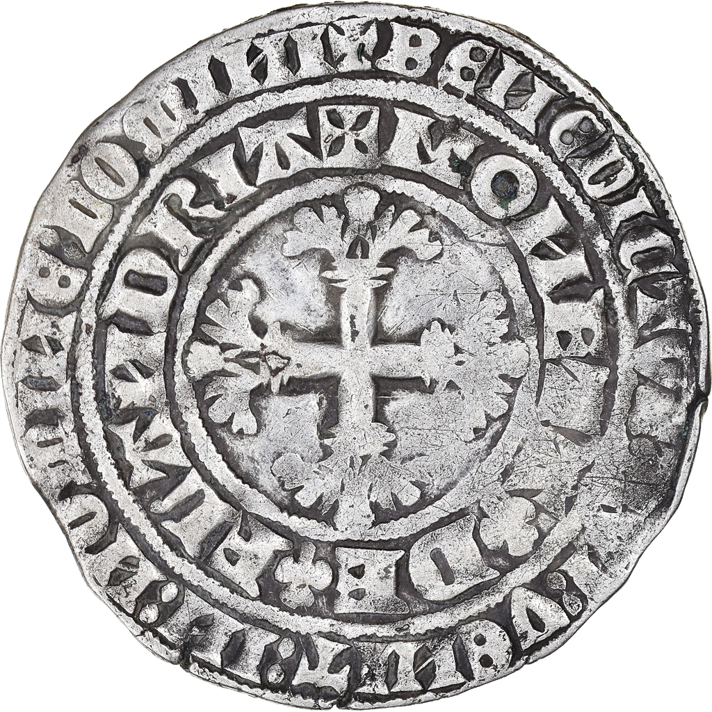 Coin, France, Flanders, Louis II de Mâle, Double Gros dit Botdraeger
