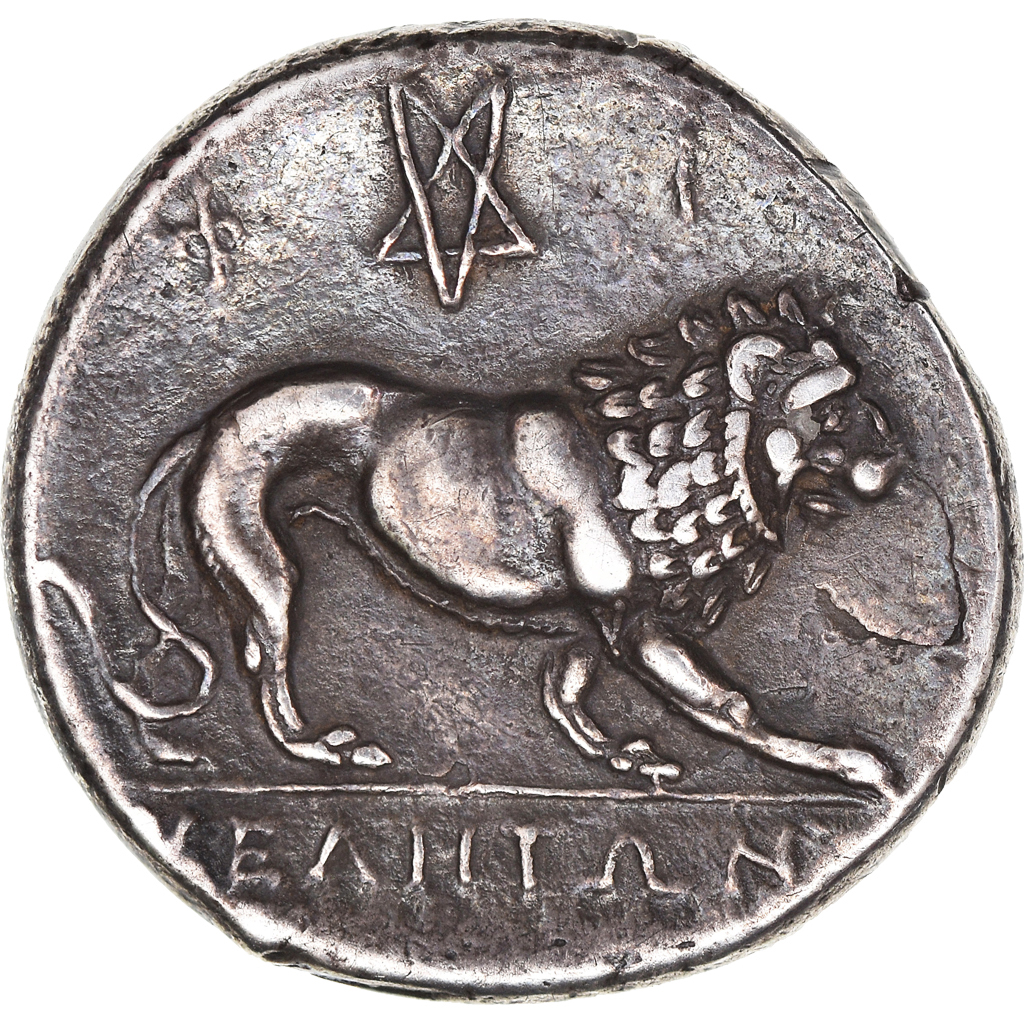 Coin, Lucania, Didrachm, 300-280 BC, Velia, , Silver, HN Italy:1306