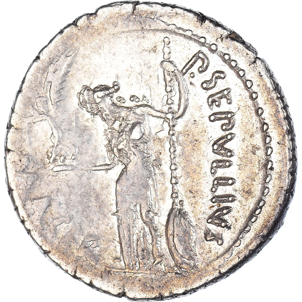 Coin, Julius Caesar, Denarius, 44 BC, Rome, , Silver, Crawford:480/13