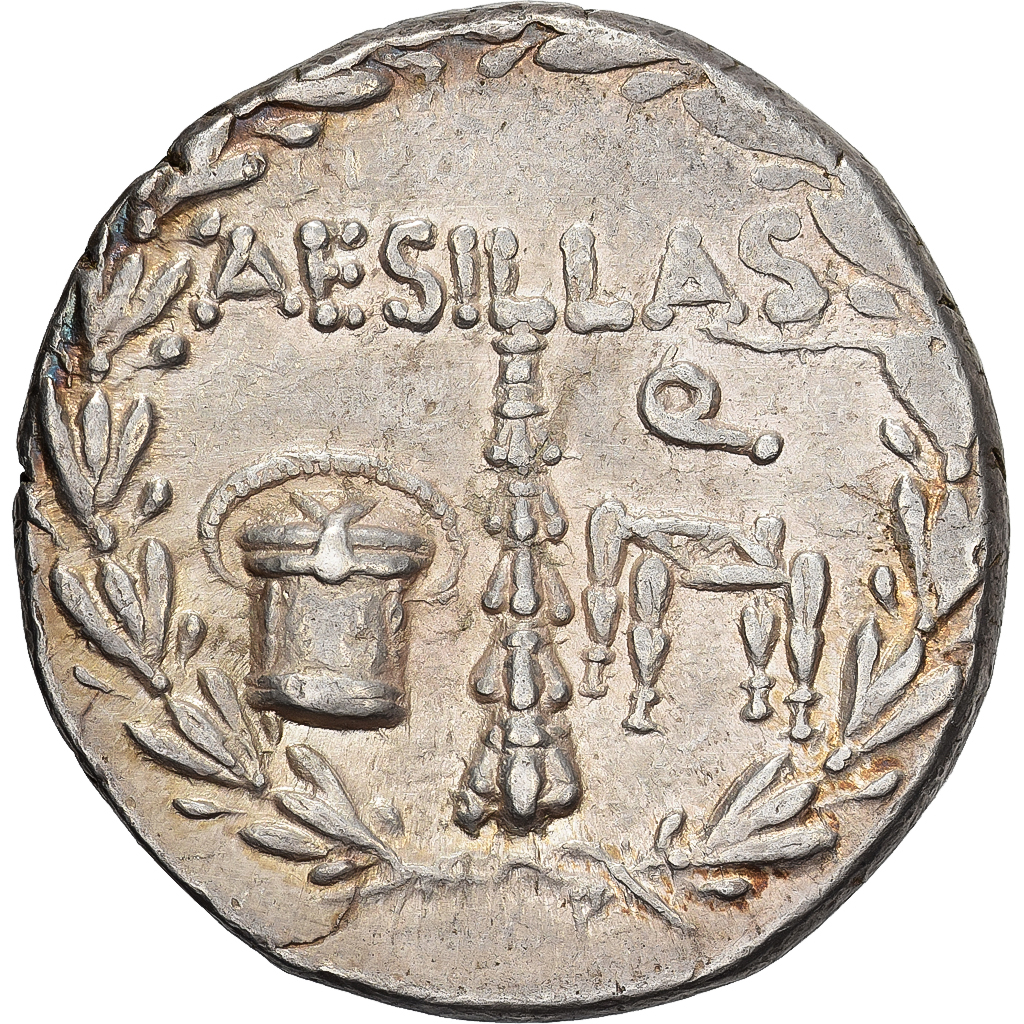 Coin, Macedonia (Roman Protectorate), Aesillas Quaestor, Tetradrachm ...
