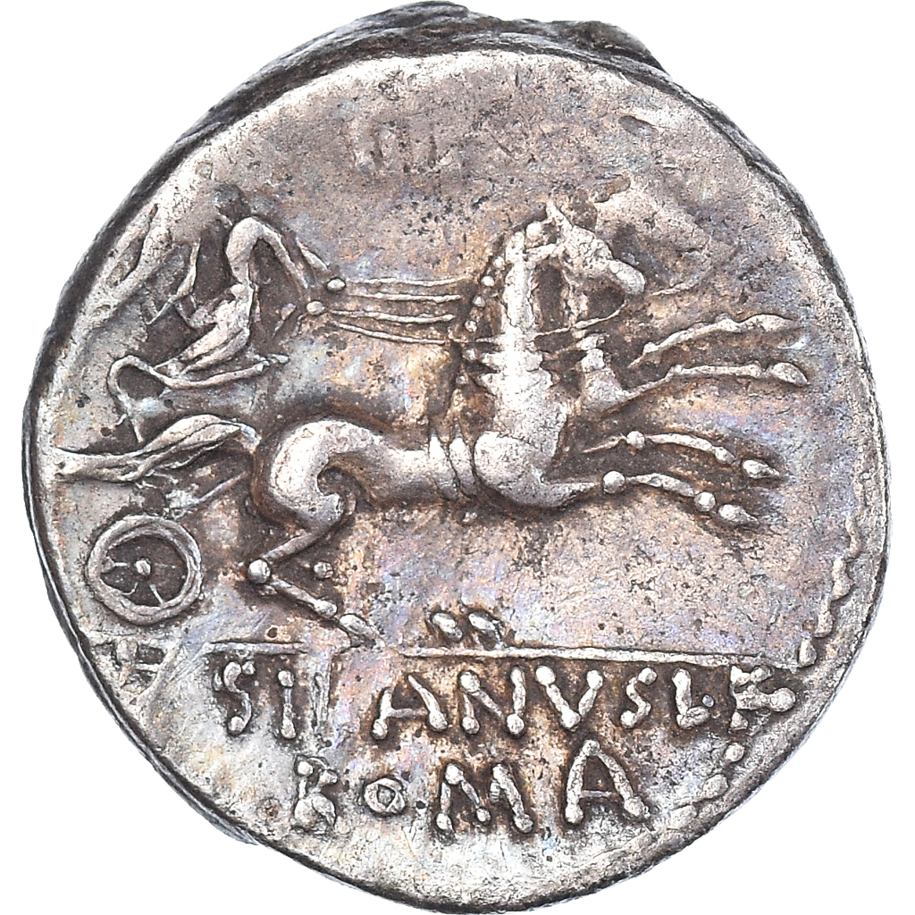 Coin, Junia, Denarius, 91 BC, Rome, , Silver, Crawford:337/3 | Roman ...
