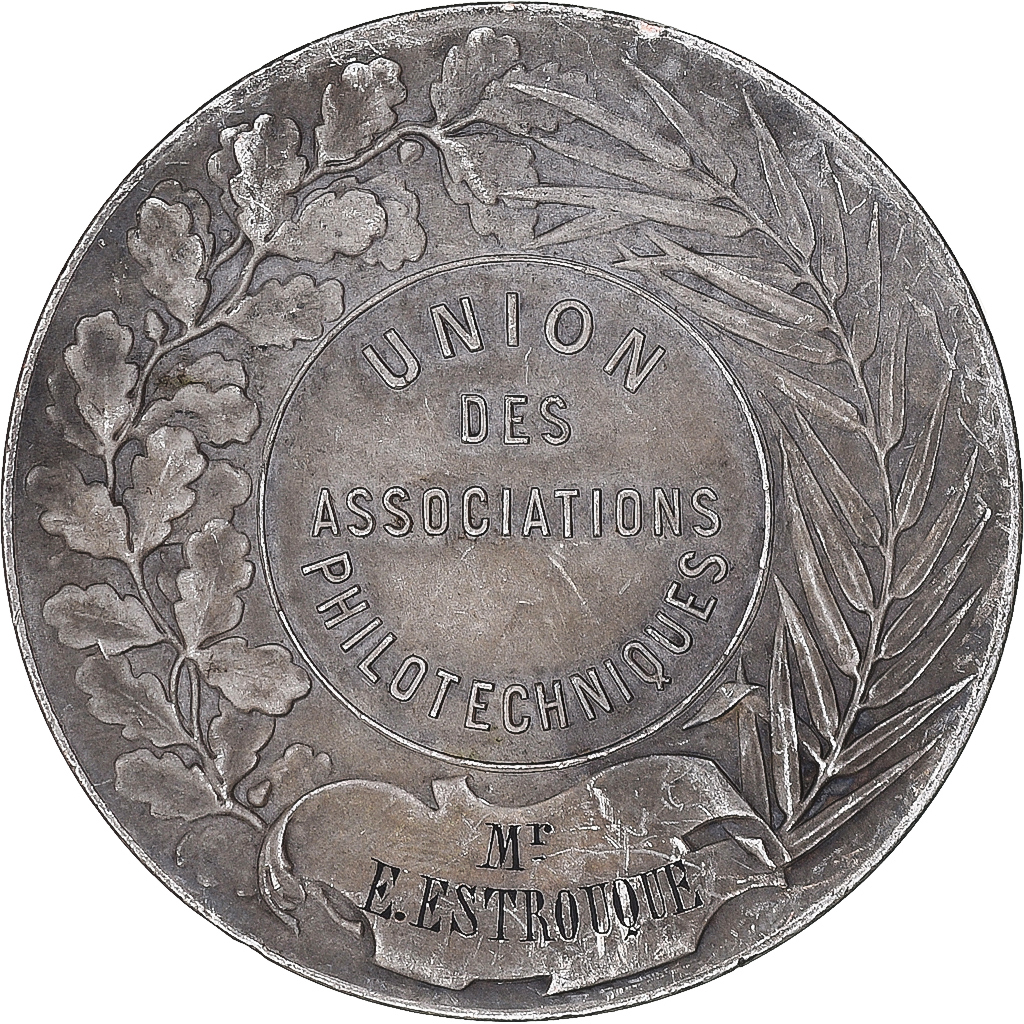France, Medal, Union des Associations Philotechniques, Massonnet,