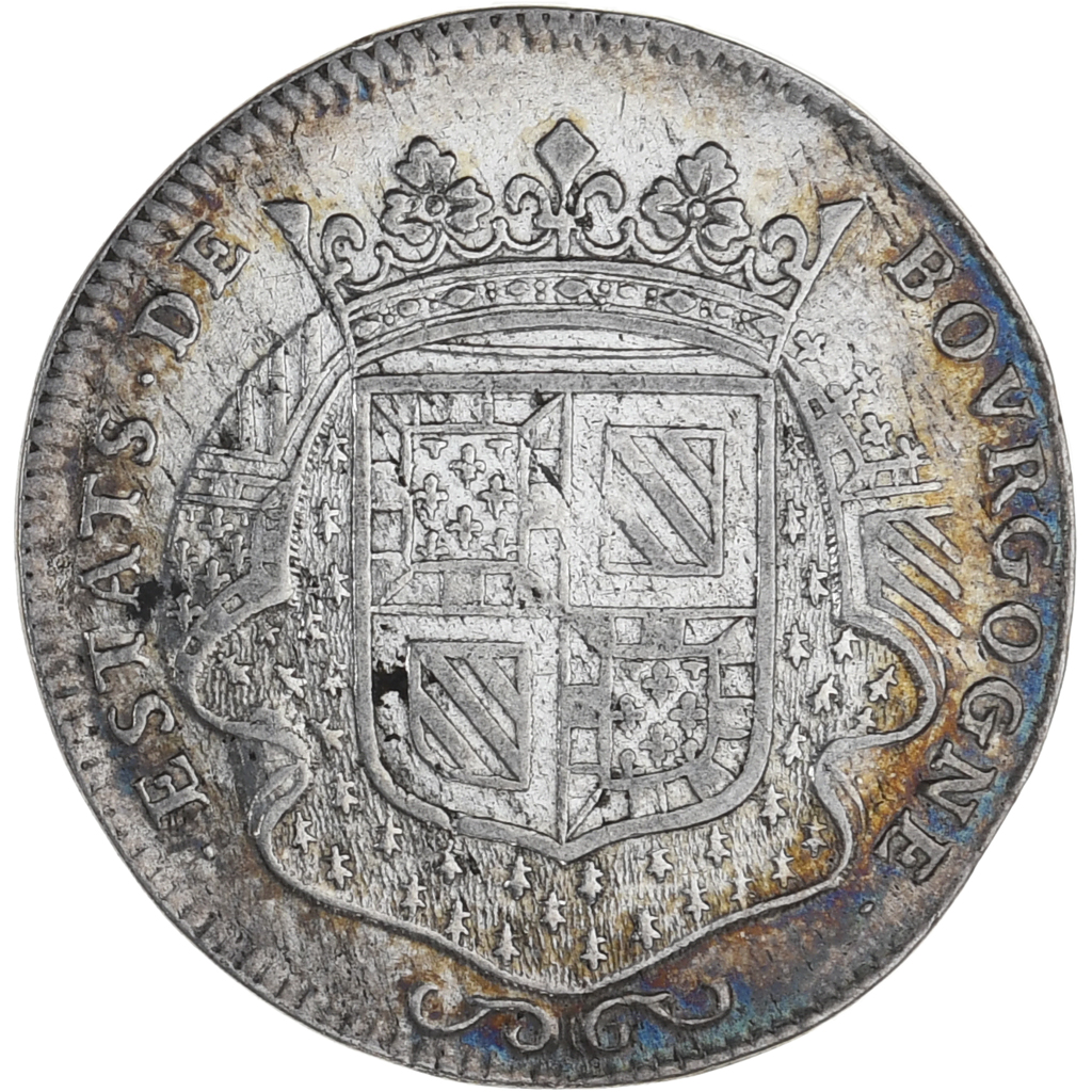 France, Token, Royal, États de Bourgogne, Louis XIV, 1688, , Silver