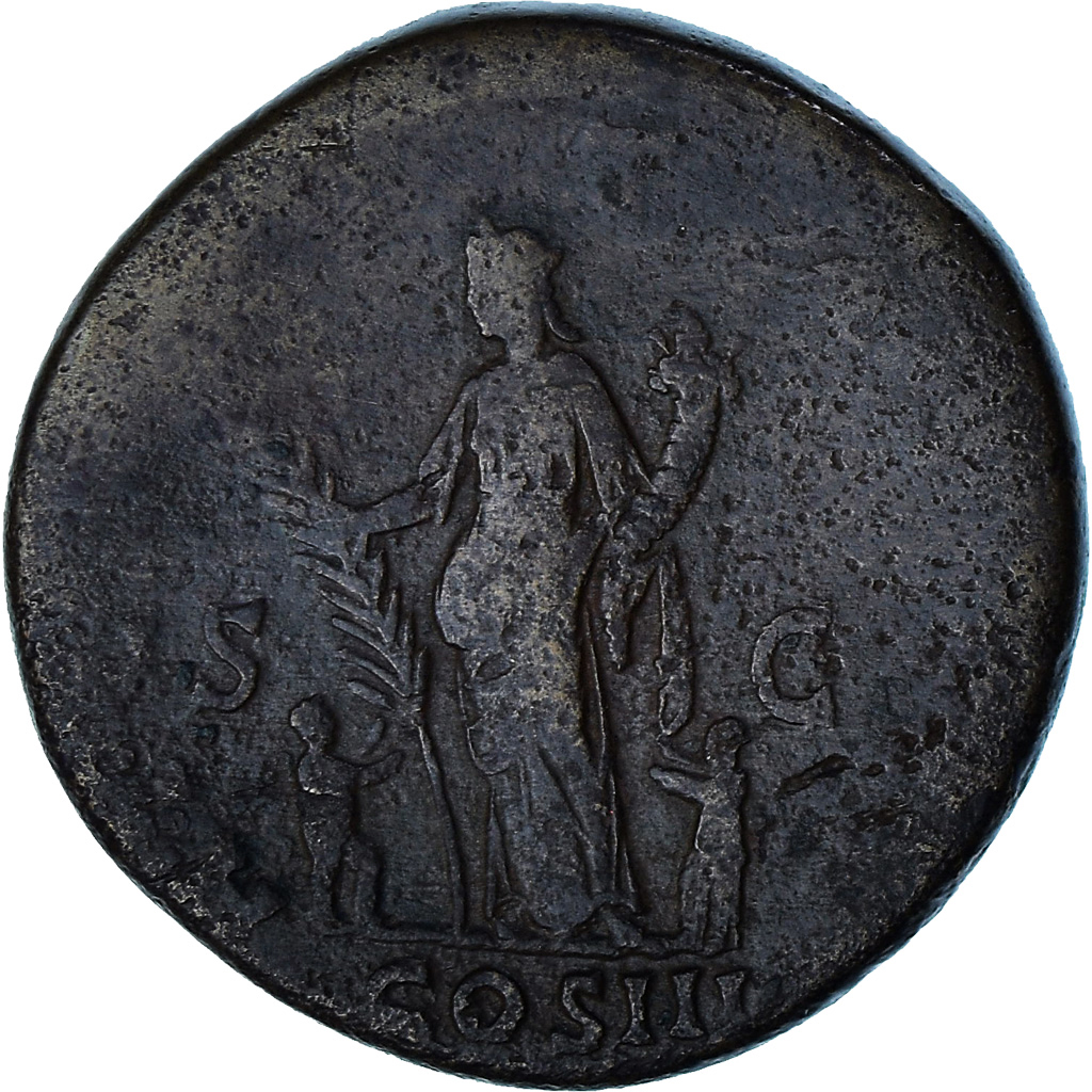 Hadrian, Sestertius, 128-129, Rome, Bronze, , RIC:988 | Roman Imperial ...