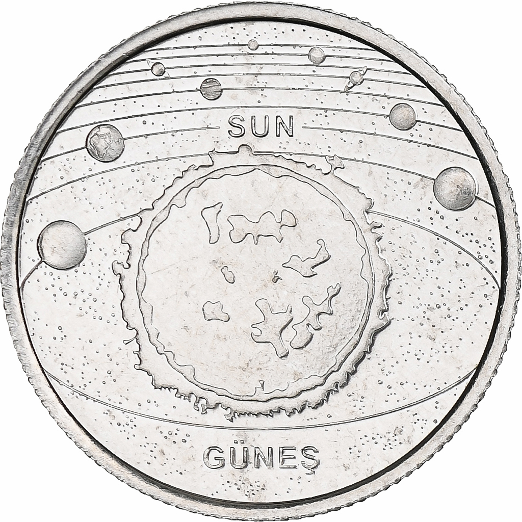 Turkey, Kurus, Sun, 2022, Istanbul, Aluminum, | Asian and Middle ...