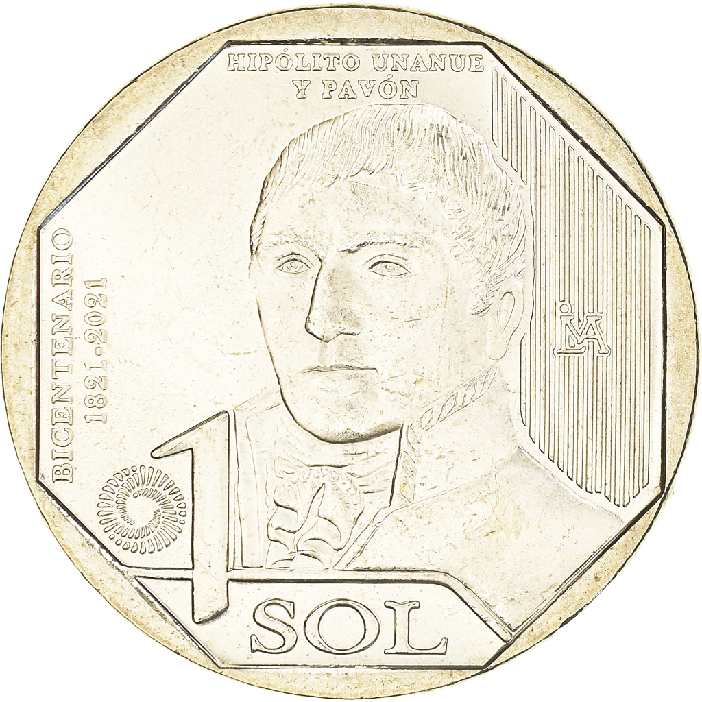[#1031083] moneda, perú, hipólito unanue y pavó - Comprar Monedas de ...