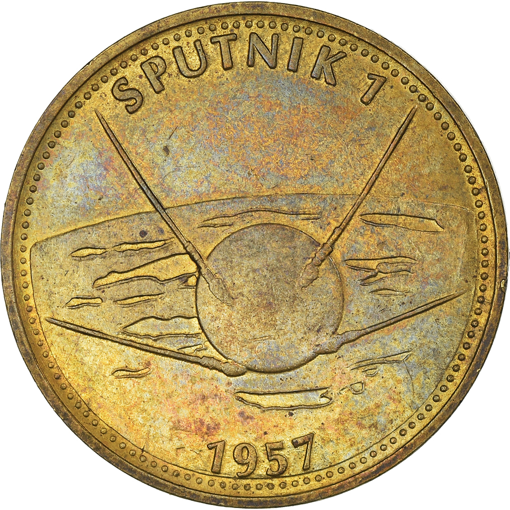 France, Token, Collection Shell, Sputnik 1, Aviation, 1957, | Tokens ...