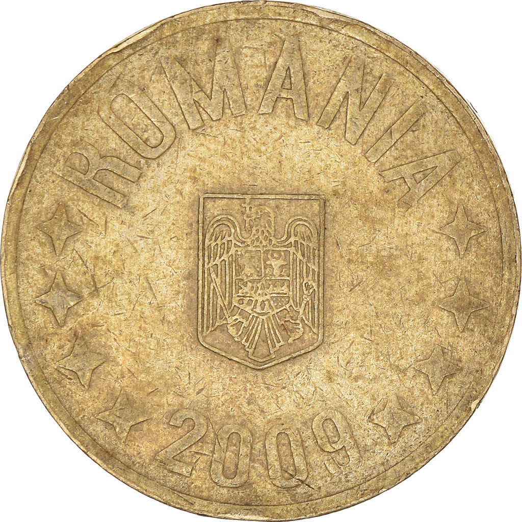 Coin, Romania, 50 Bani, 2009, Bucharest, , Nickel-brass, KM:192