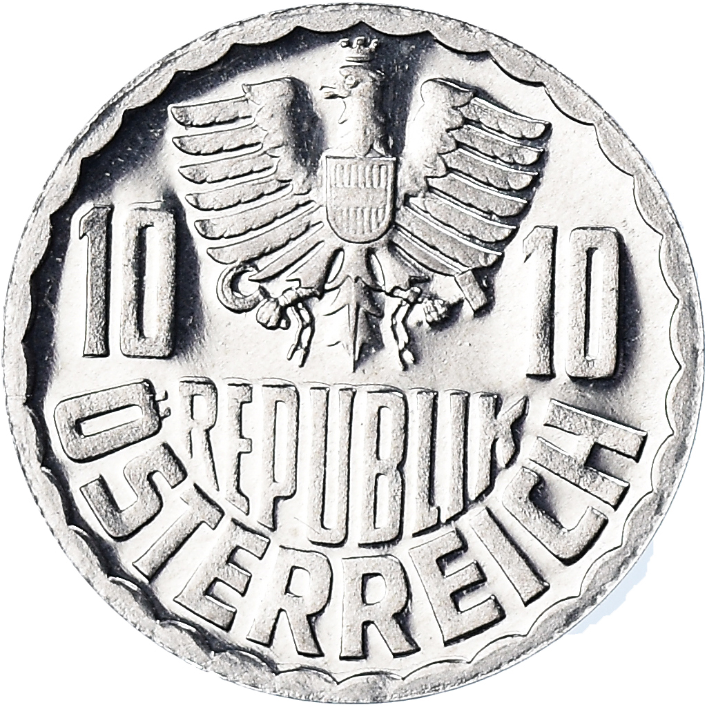 Coin, Austria, 10 Groschen, 1973, Vienna, BE, , Aluminum, KM:2878