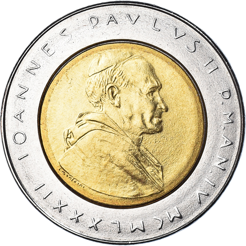 Coin, VATICAN CITY, John Paul II, 500 Lire, 1982, Roma, FDC, | European ...