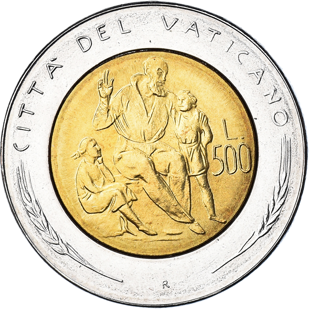 Coin, VATICAN CITY, John Paul II, 500 Lire, 1982, Roma, FDC, | European ...