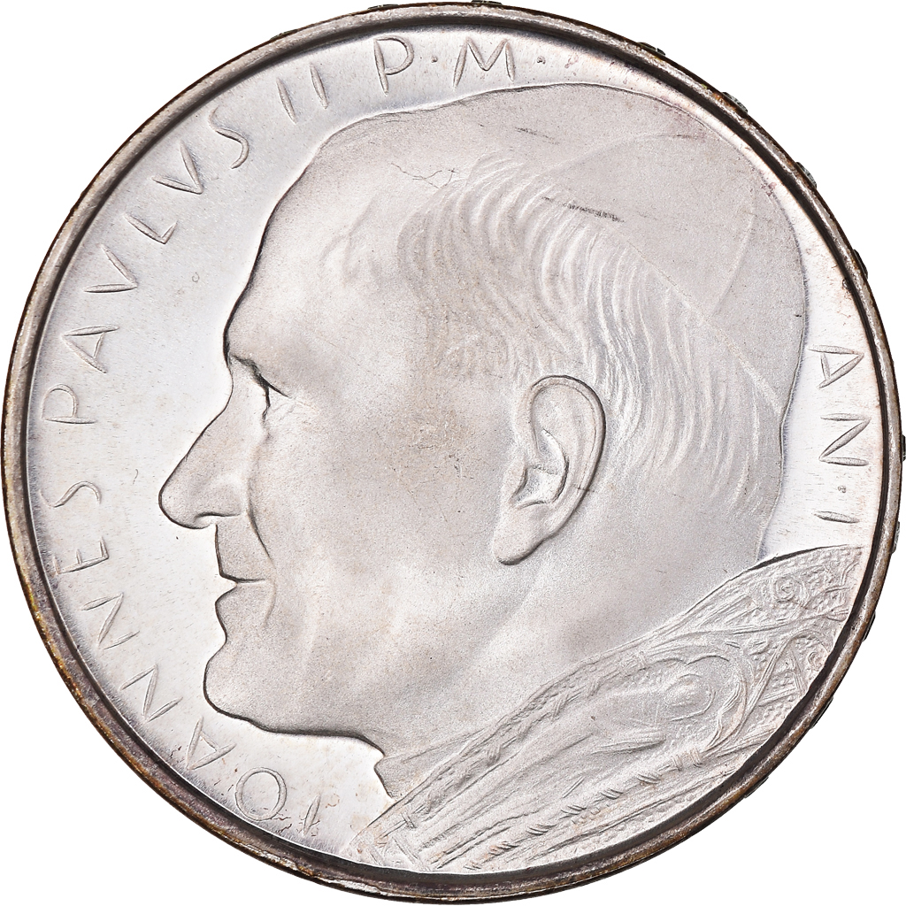 Coin, VATICAN CITY, John Paul II, 500 Lire, 1979, Roma, , Silver