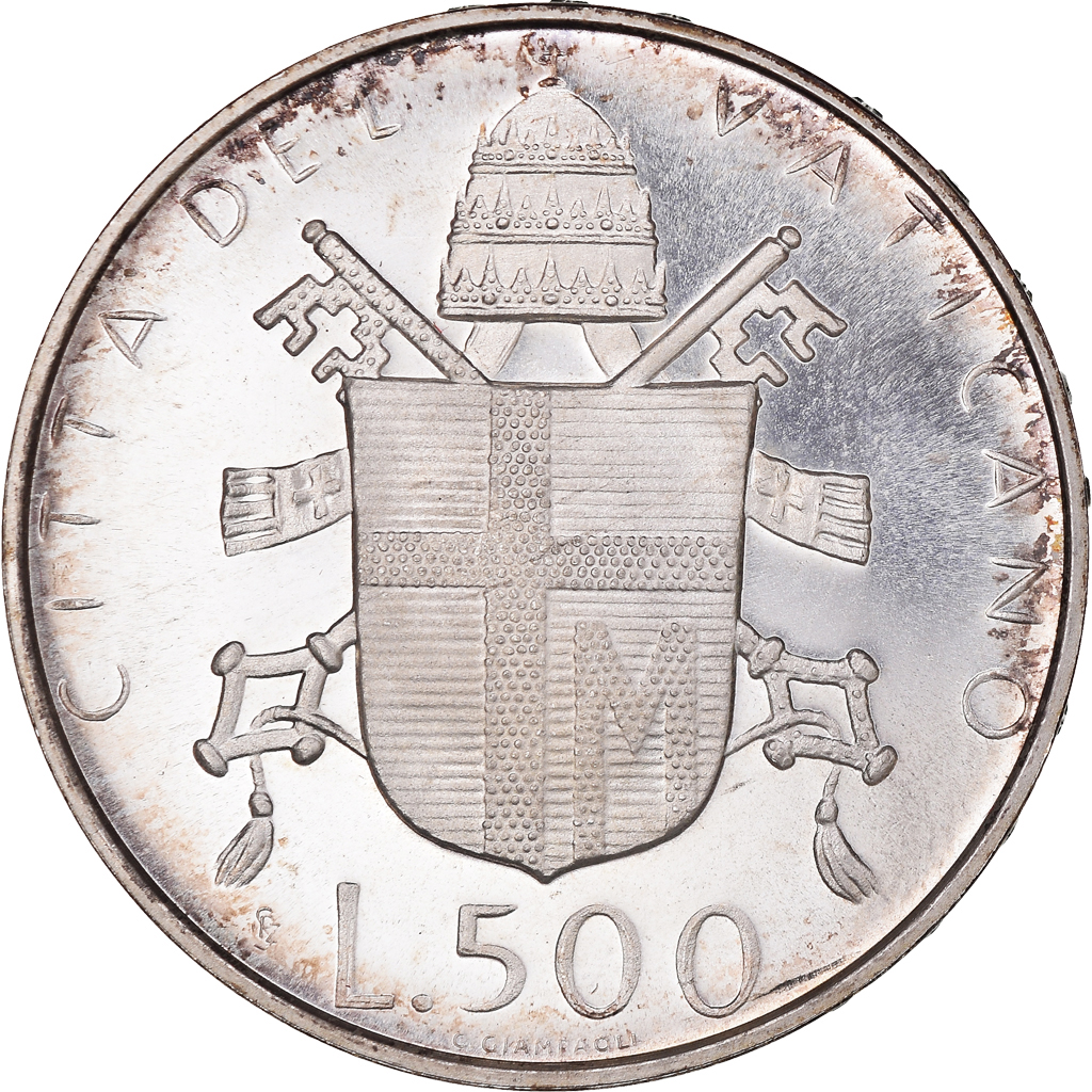 Coin, VATICAN CITY, John Paul II, 500 Lire, 1979, Roma, , Silver