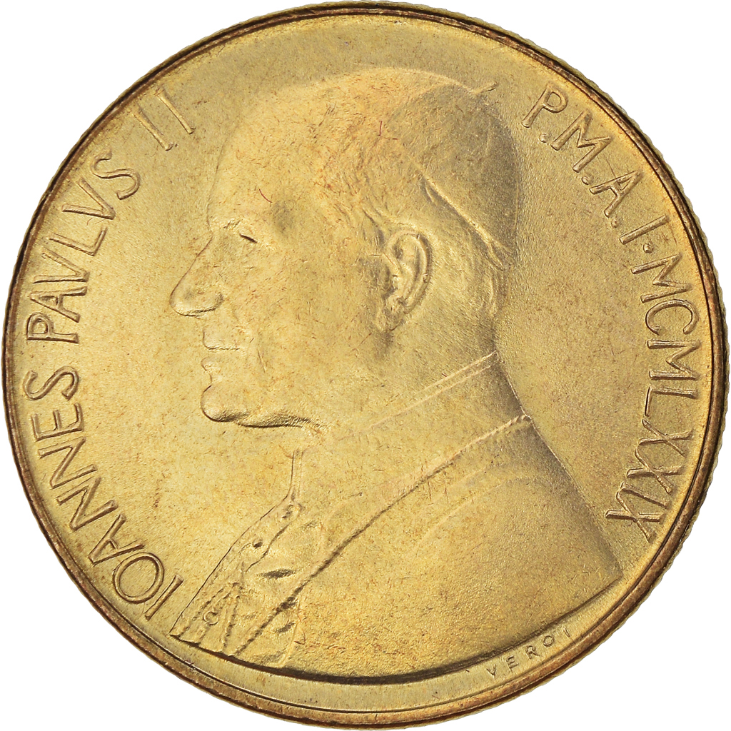 Coin, VATICAN CITY, John Paul II, 200 Lire, 1979, Roma, | European Coins