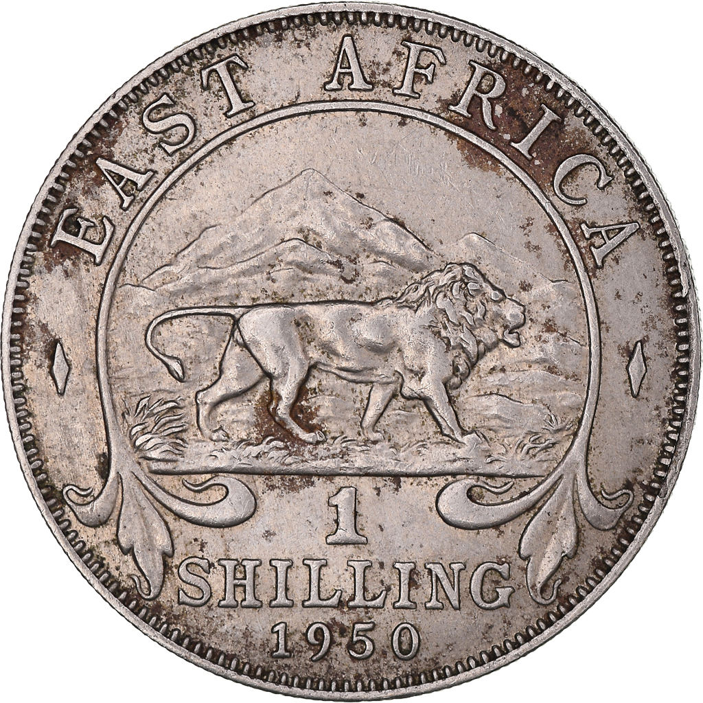 Coin, EAST AFRICA, George VI, Shilling, 1950, , Copper-nickel, KM:31