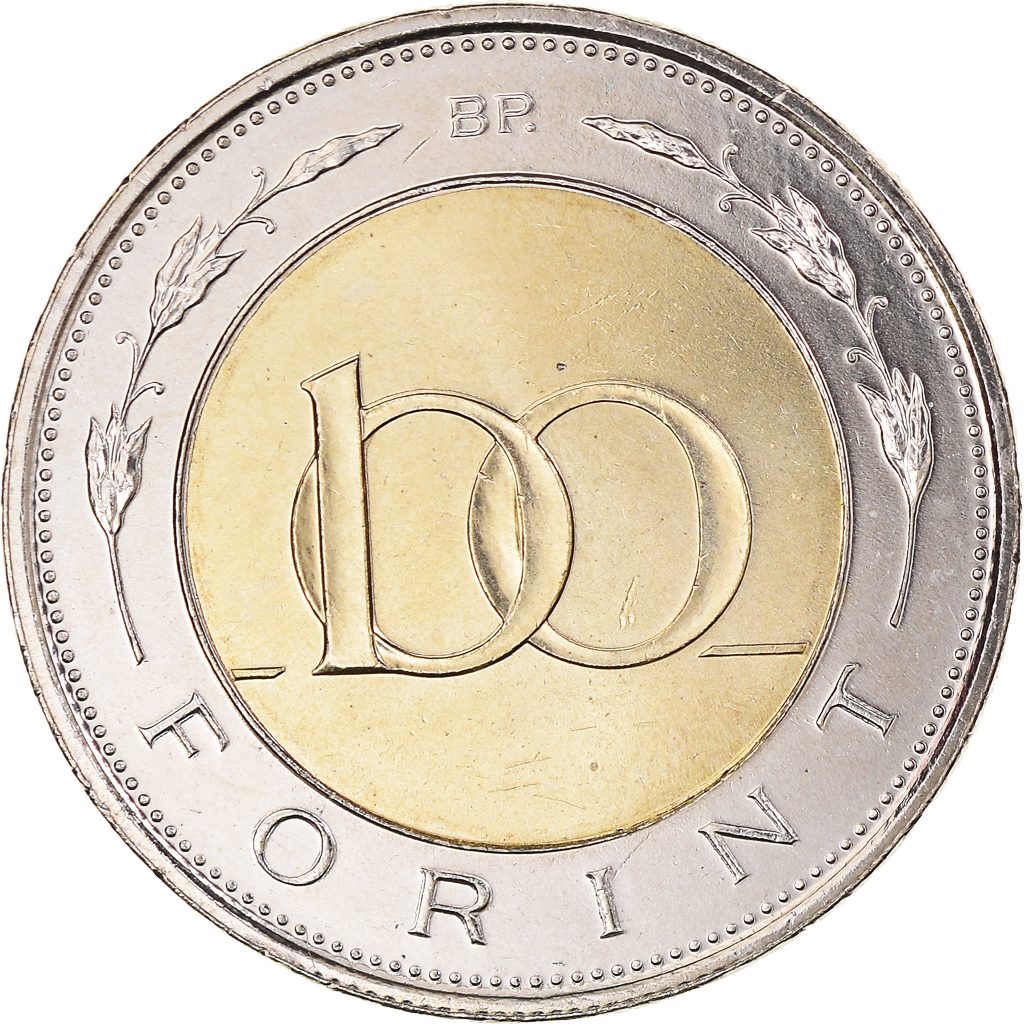 Coin, Hungary, 100 Forint, 2022, Musée de la monnaie, , Bimetallic