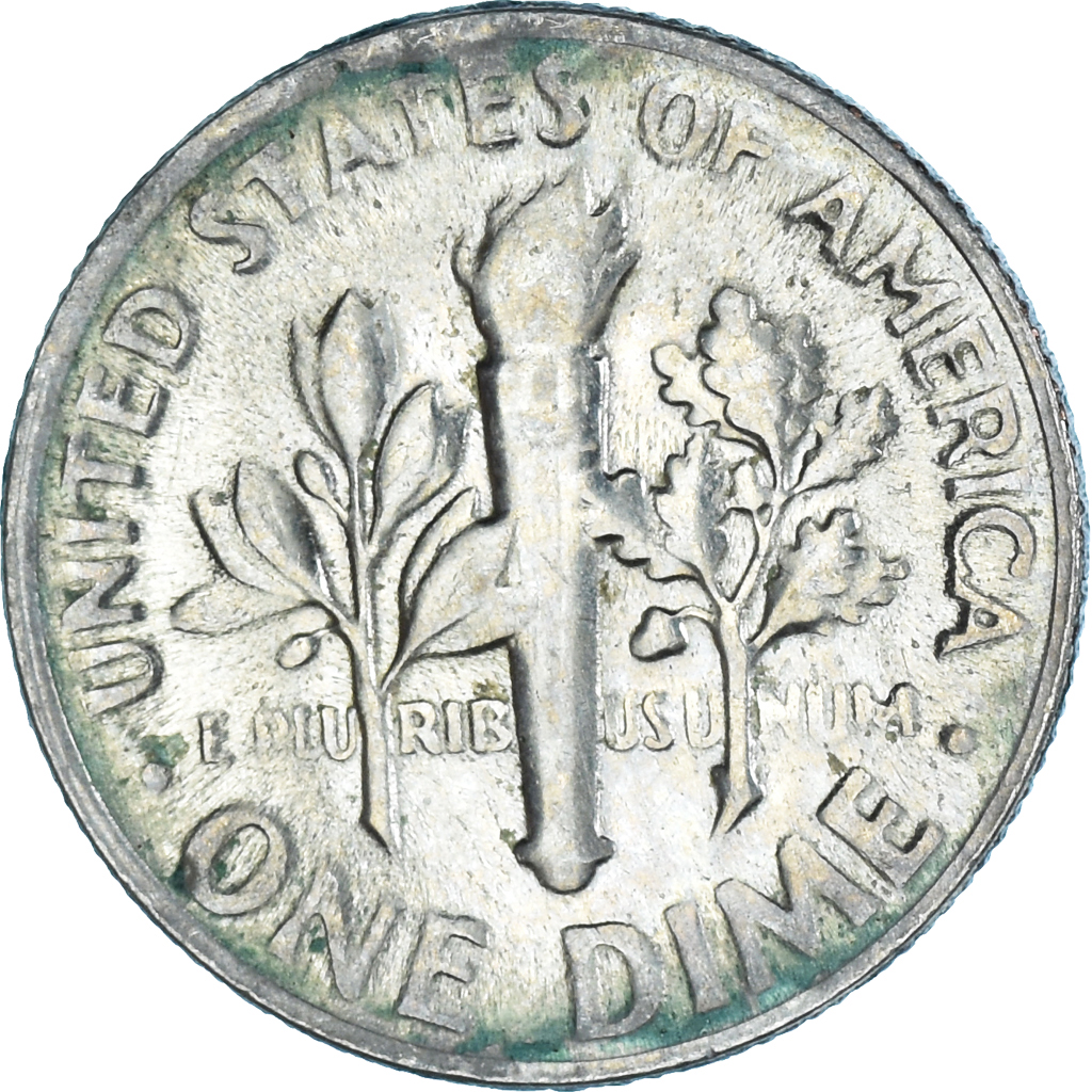 Coin, United States, Roosevelt Dime, Dime, 1966, U.S. Mint, Philadelphia