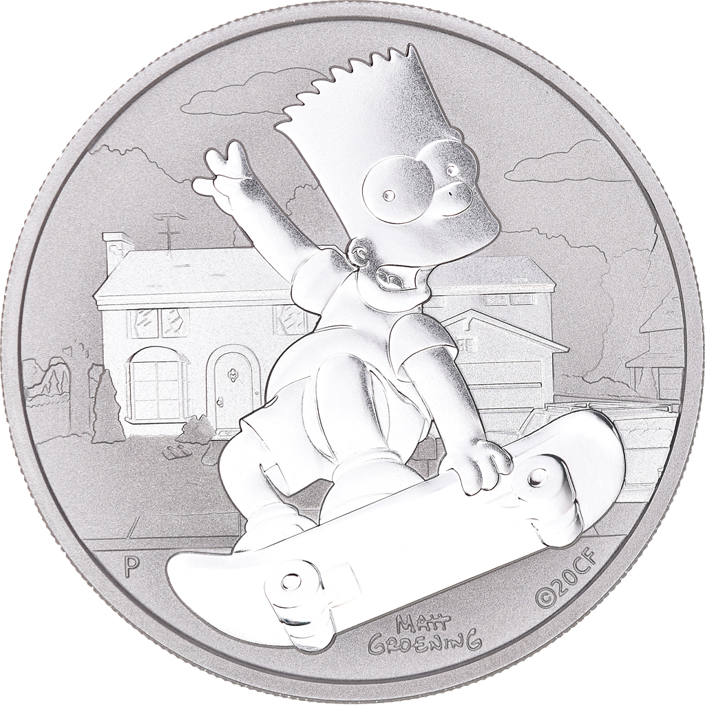 Coin, Tuvalu, Dollar, 2020, British Royal Mint, Proof, MS(65-70), Silver