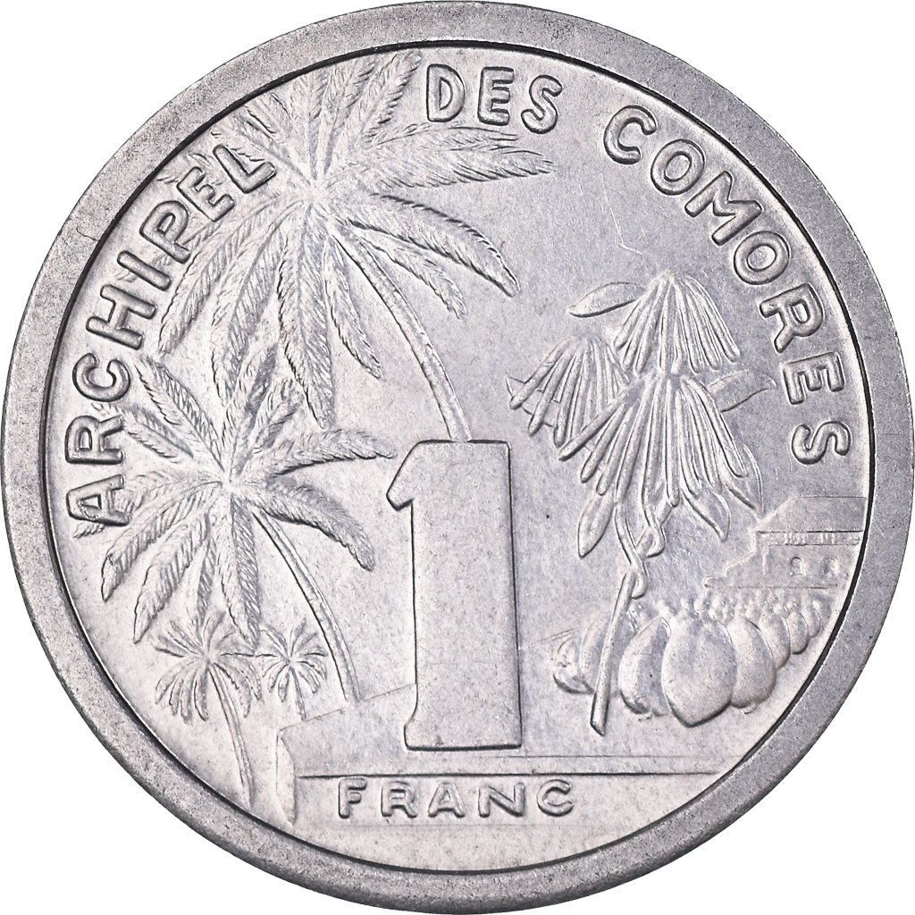 Coin, Comoros, Franc, 1964, Paris, , Aluminum, KM:4, Lecompte:33