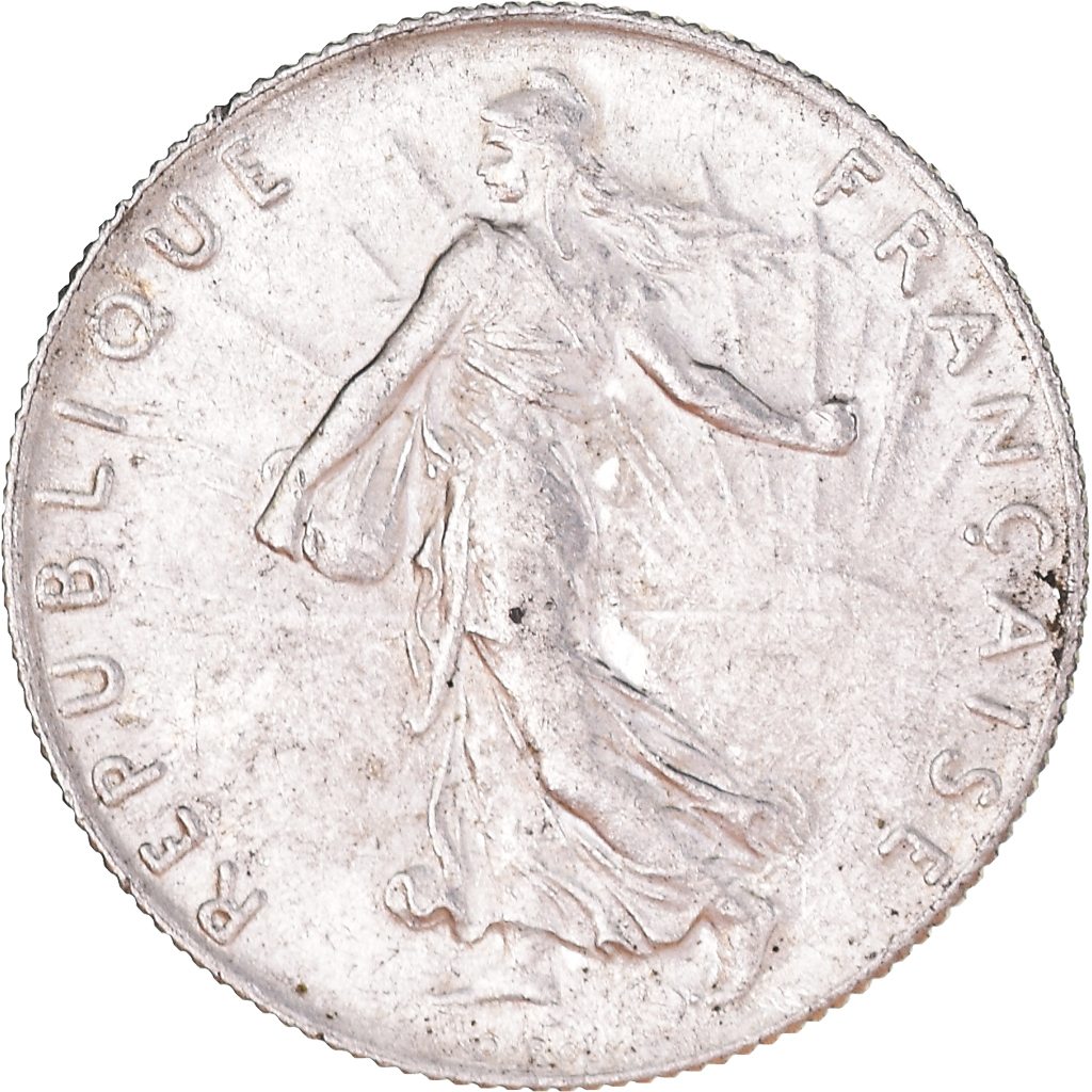 Coin, France, Semeuse, 50 Centimes, 1915, Paris, , Silver, KM:854