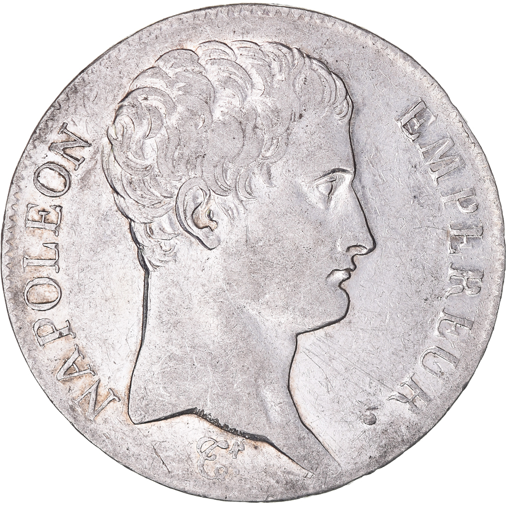 Coin, France, Napoléon I, 5 Francs, 1806, Paris, Rare in this quality