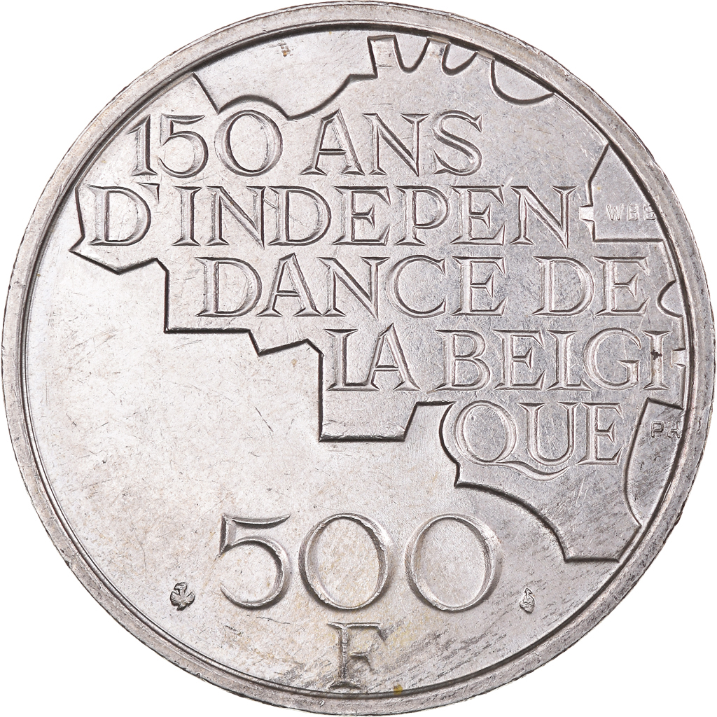 Coin, Belgium, Baudouin I, 500 Francs, 500 Frank, 1980, Brussels,