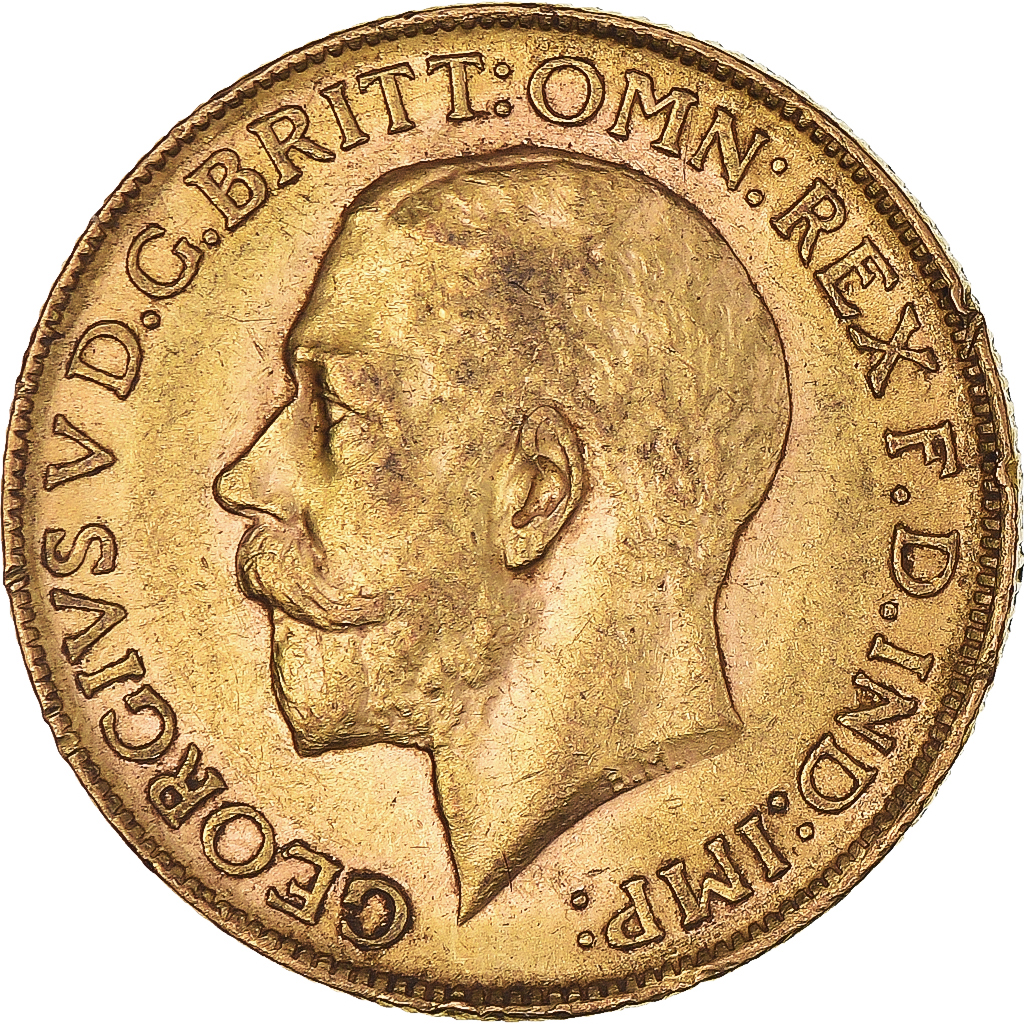 Coin, Australia, George V, Sovereign, 1912, Perth, , Gold, KM:29