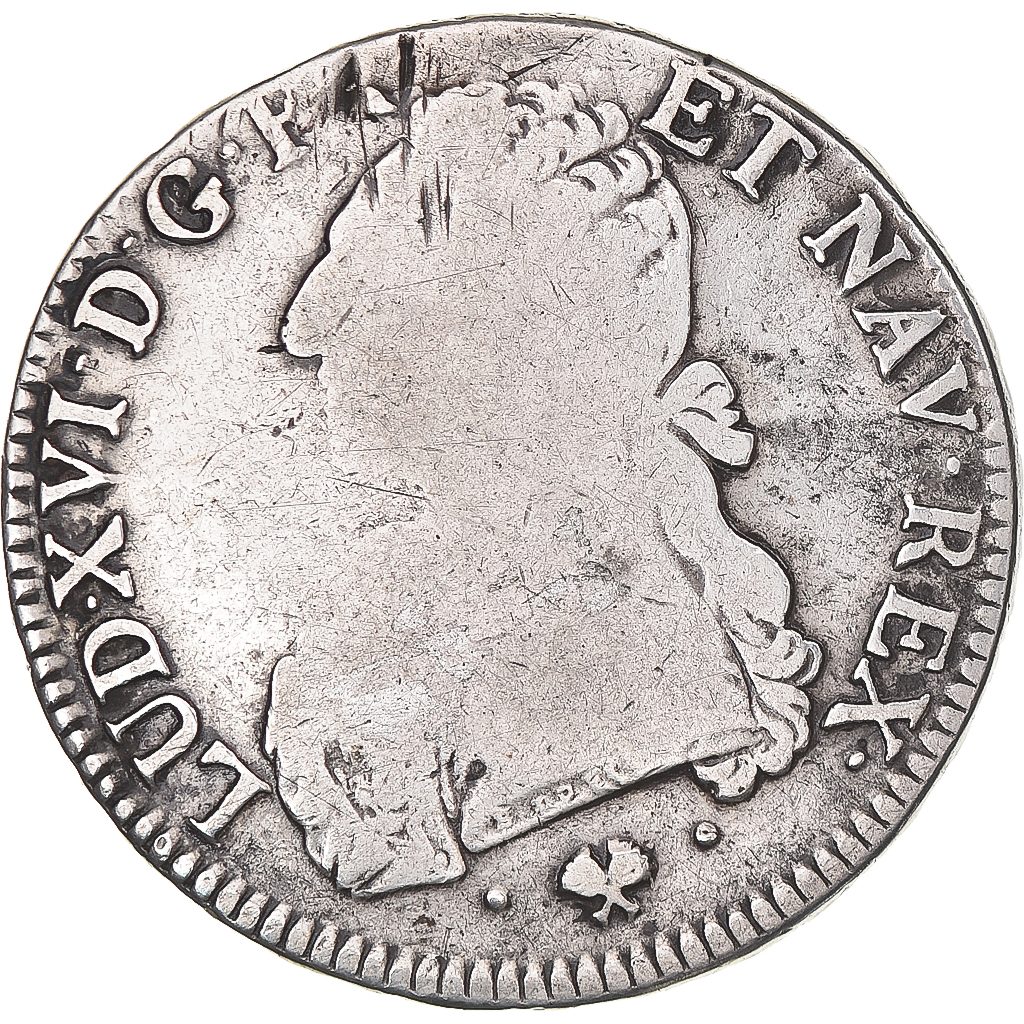 Coin, France, Louis XVI, Ecu aux branches d'olivier, 1776, Bayonne,