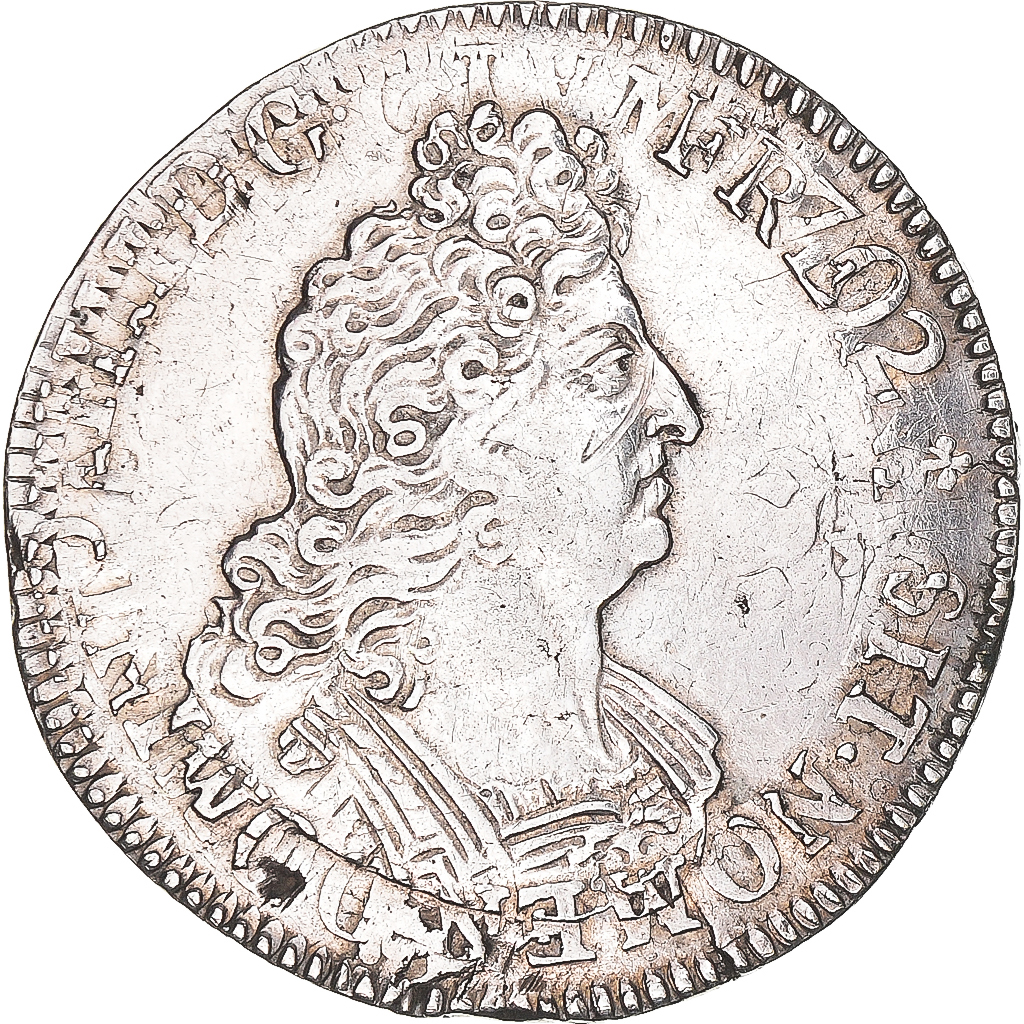 Coin, France, Louis XIV, 1/2 Écu aux 8 L, 1/2 écu aux 8L, 2e type, 1704