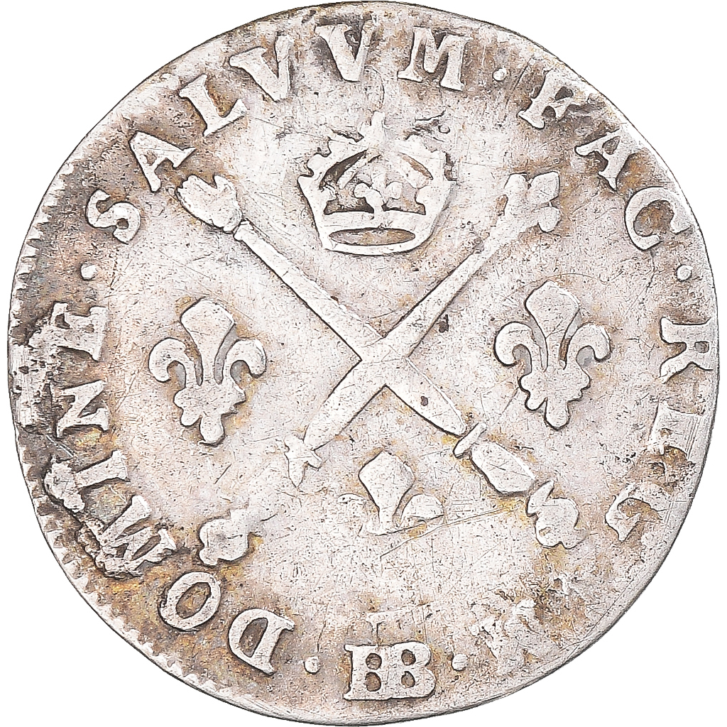 Coin, France, Louis XIV, 5 Sols aux insignes, 5 Sols, 1/16 ECU, 1702