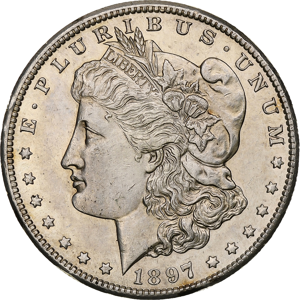 United States, Morgan dollar, 1897, San Francisco, Silver, , KM:110