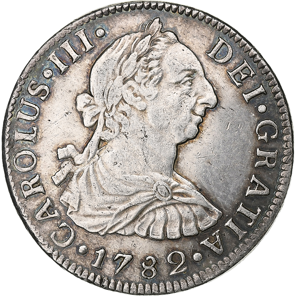 Mexico, Charles III, 2 Reales, 1782, Mexico City, Silver, , KM:88.2