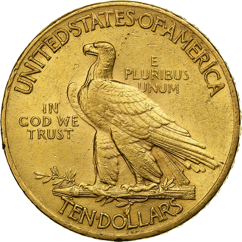 United States, 10 Dollars, Indian Head, 1908, Philadelphia, Gold, PCGS,