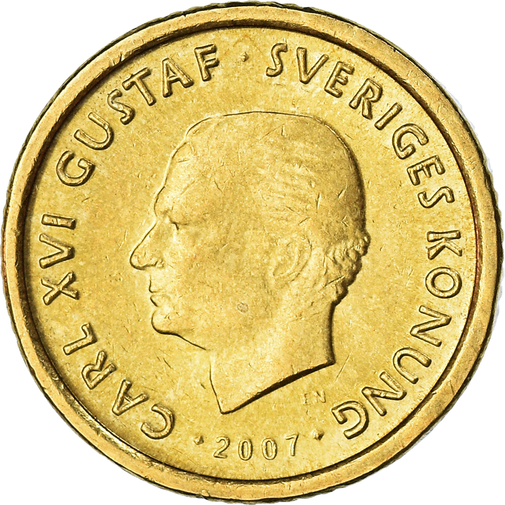 Coin, Sweden, 10 Kronor, 2007 | European Coins